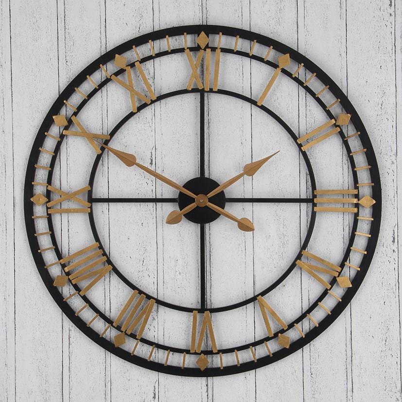 Bronze & Gold Round Wall Clock – Cotterell & Co