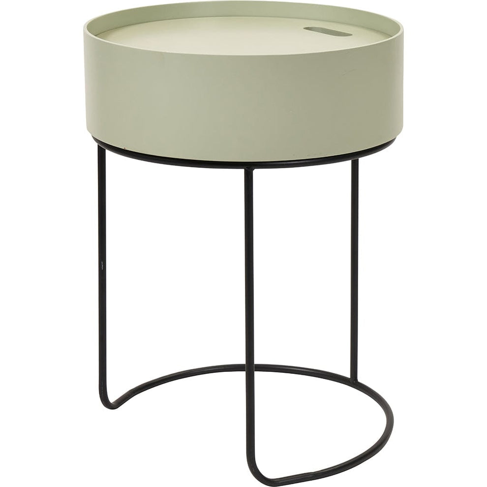 Hugo Sage Green Wood & Black Storage Table – Cotterell & Co