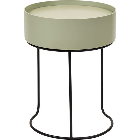 Hugo Sage Green Wood & Black Storage Table – Cotterell & Co
