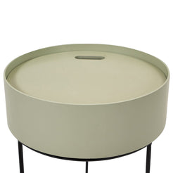 Hugo Sage Green Wood & Black Storage Table – Cotterell & Co