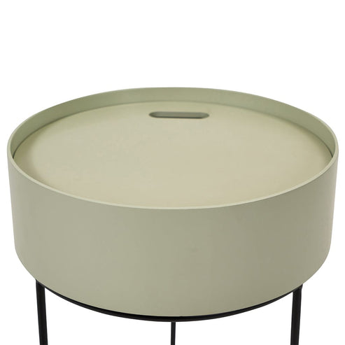 Hugo Sage Green Wood & Black Storage Table – Cotterell & Co