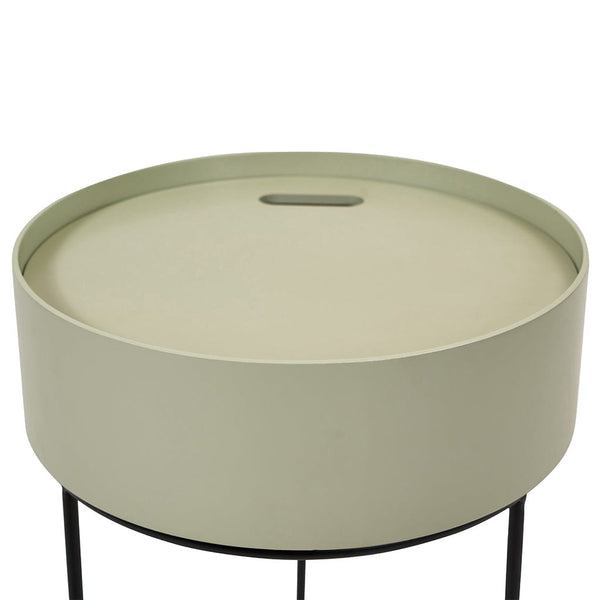 Hugo Sage Green Wood & Black Storage Table – Cotterell & Co