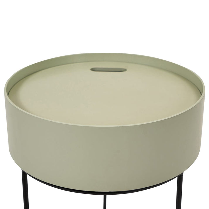 Hugo Sage Green Wood & Black Storage Table – Cotterell & Co