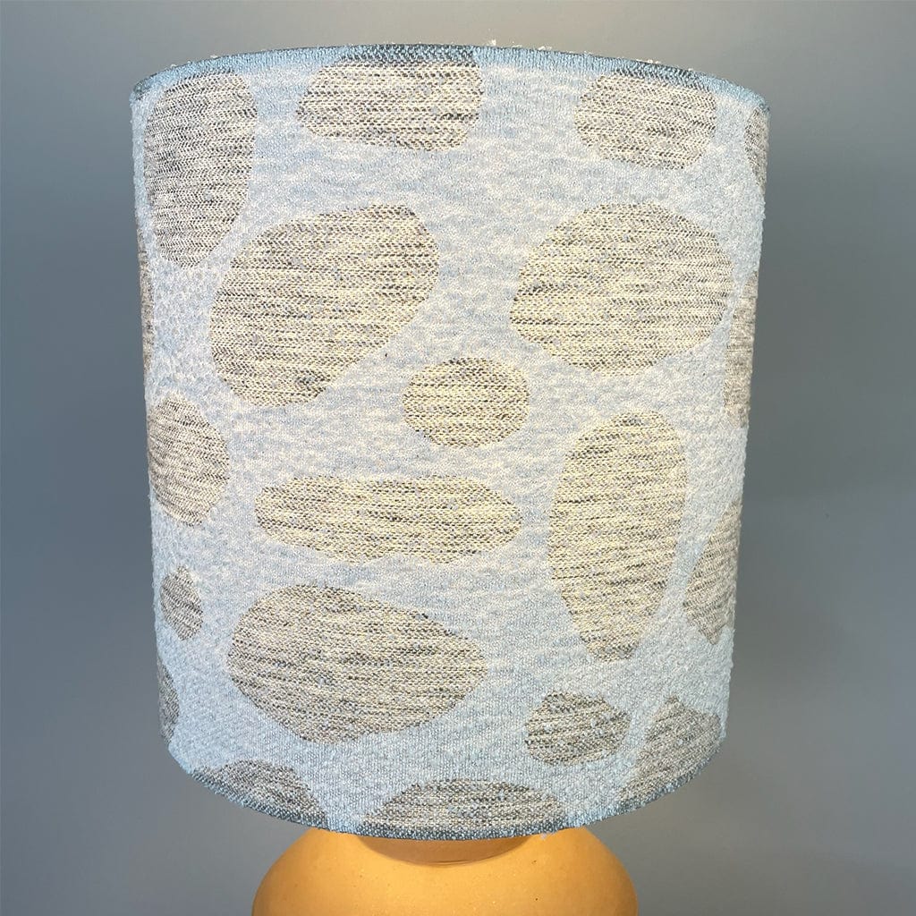 Terracotta Urn Table Lamp with Pebble Effect Boucle Lampshade ...